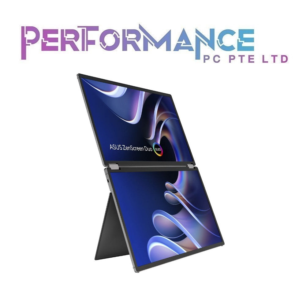 ASUS 14″ ZenScreen Duo OLED MQ149CD 360° Foldable Portable Monitor (3 – performance-pc-pte-ltd