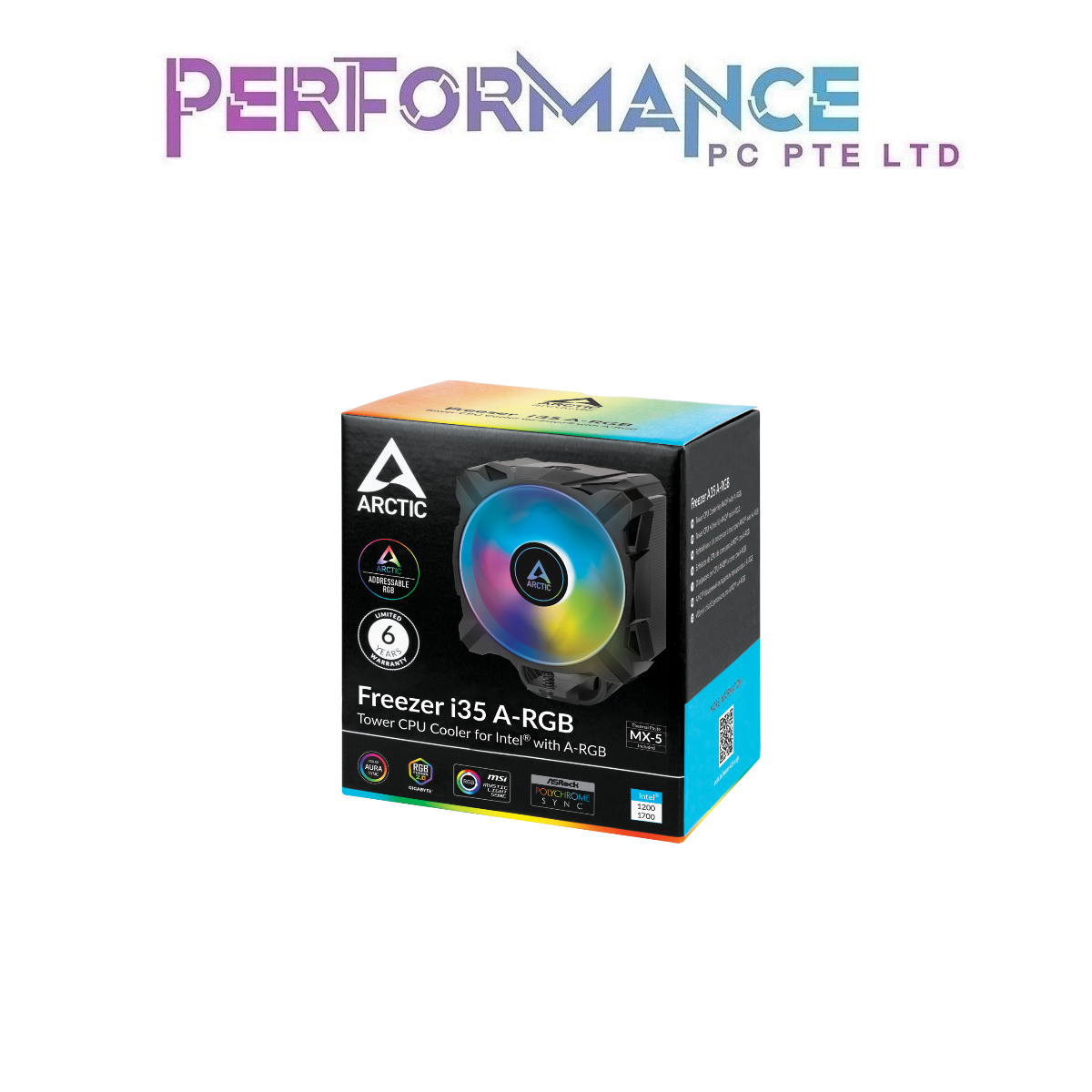ARCTIC Freezer i35 / ARCTIC A35 ARGB (LGA1700/1200) (AM4/AM5) CPU AIR – performance-pc-pte-ltd