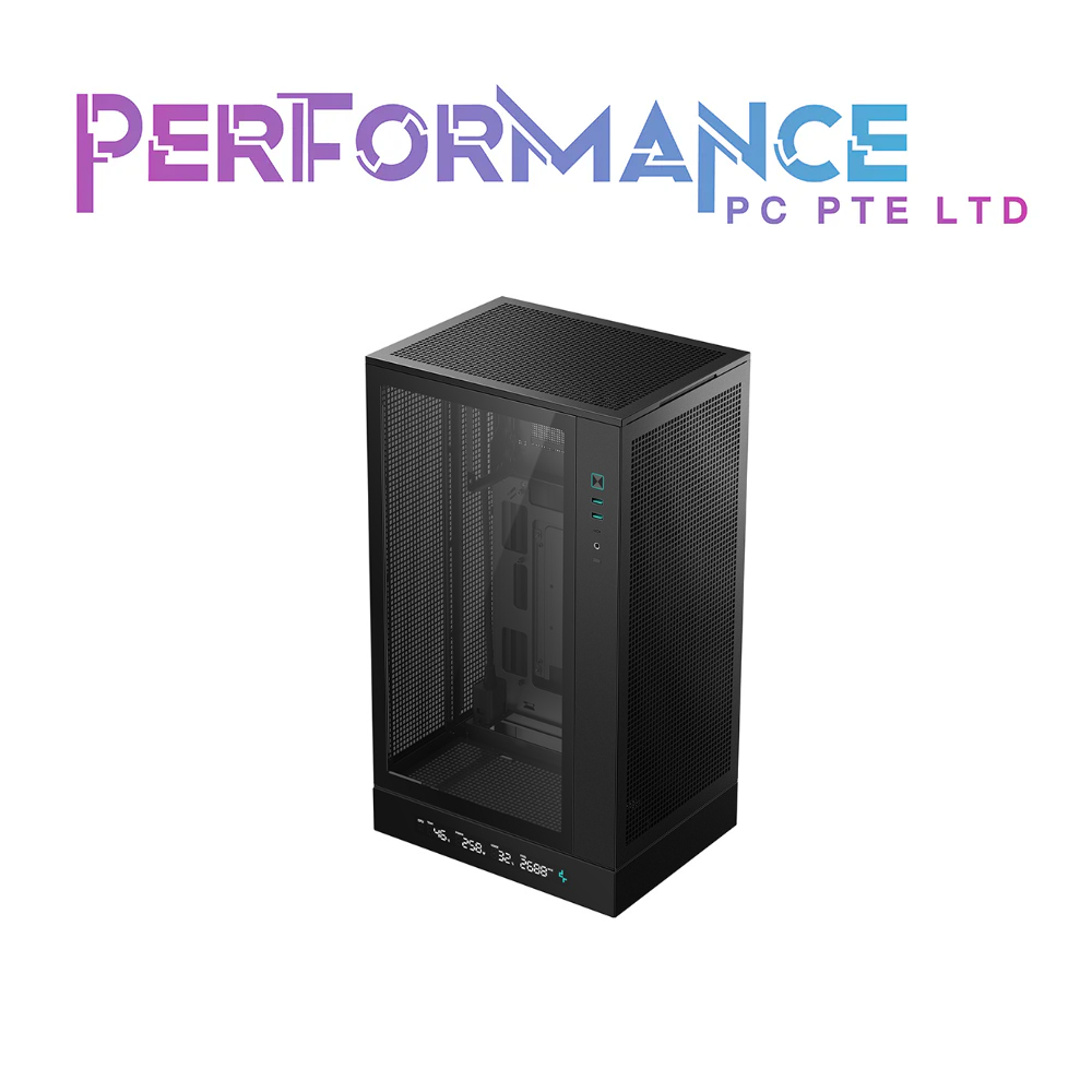 DEEPCOOL CH270 Digital Black/White DESKTOP CASE (1 YEAR WARRANTY BY TE ...