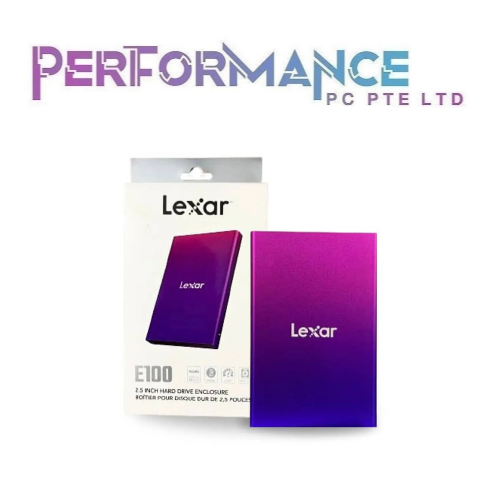 Lexar E100 2.5 inch SATA Hard Drive Enclosure – performance-pc-pte-ltd
