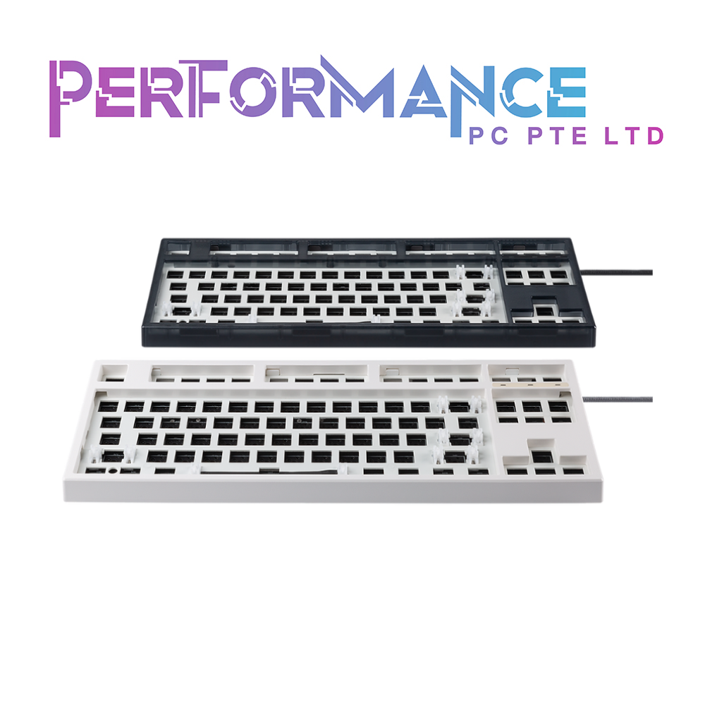 Tecware Veil 87 Wired Mechanical Keyboard (Barebones Kit) - Smokey Bla ...