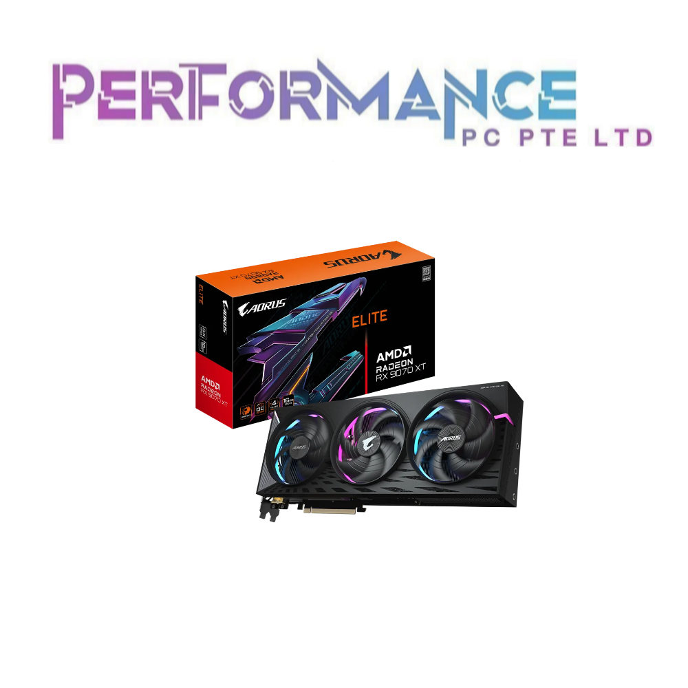 GIGABYTE AORUS Radeon™ RX 9070 XT 9070XT ELITE 16G (3 YEARS WARRANTY B ...