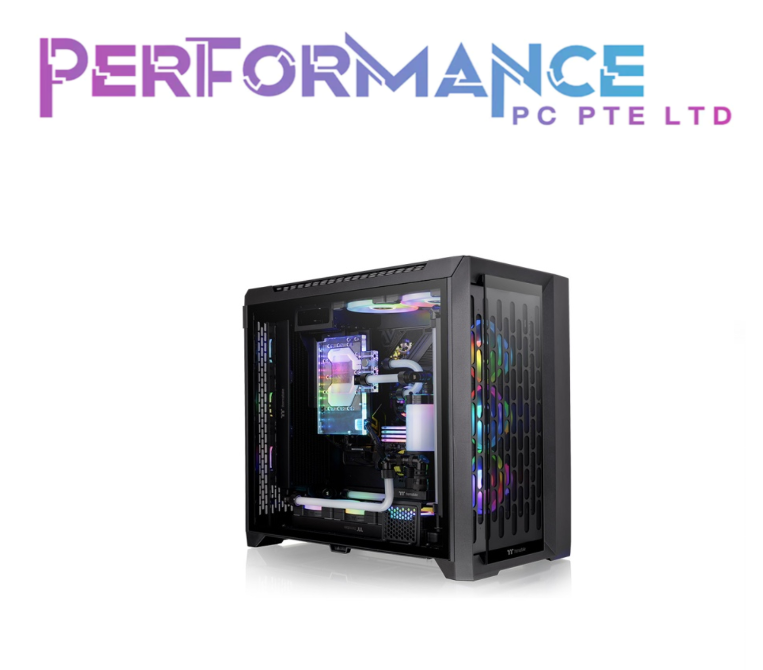 Thermaltake CTE C750 TG ARGB Full Tower Chassis - Black/White (3 YEARS ...