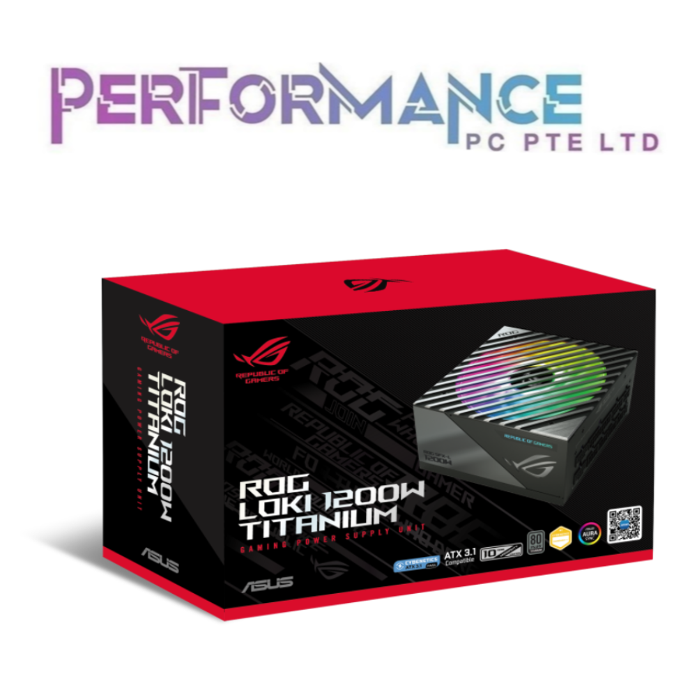 ASUS ROG LOKI SFX-L SFX L 1200W TITANIUM FULL MODULAR GAMING POWER SUP ...