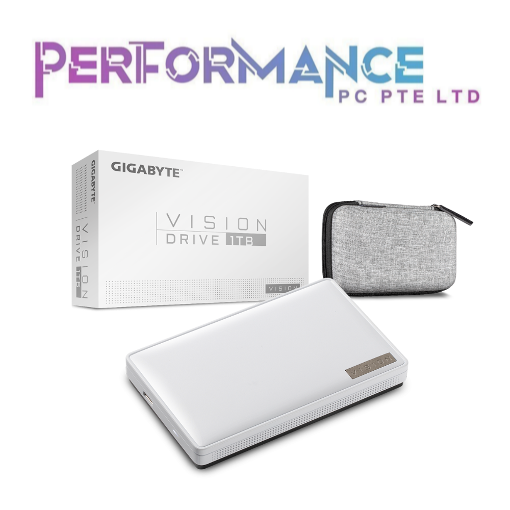 GIGABYTE VISION DRIVE USB3.2 GEN2x2 (USB-C) External SSD 1TB R/W: 2000 ...