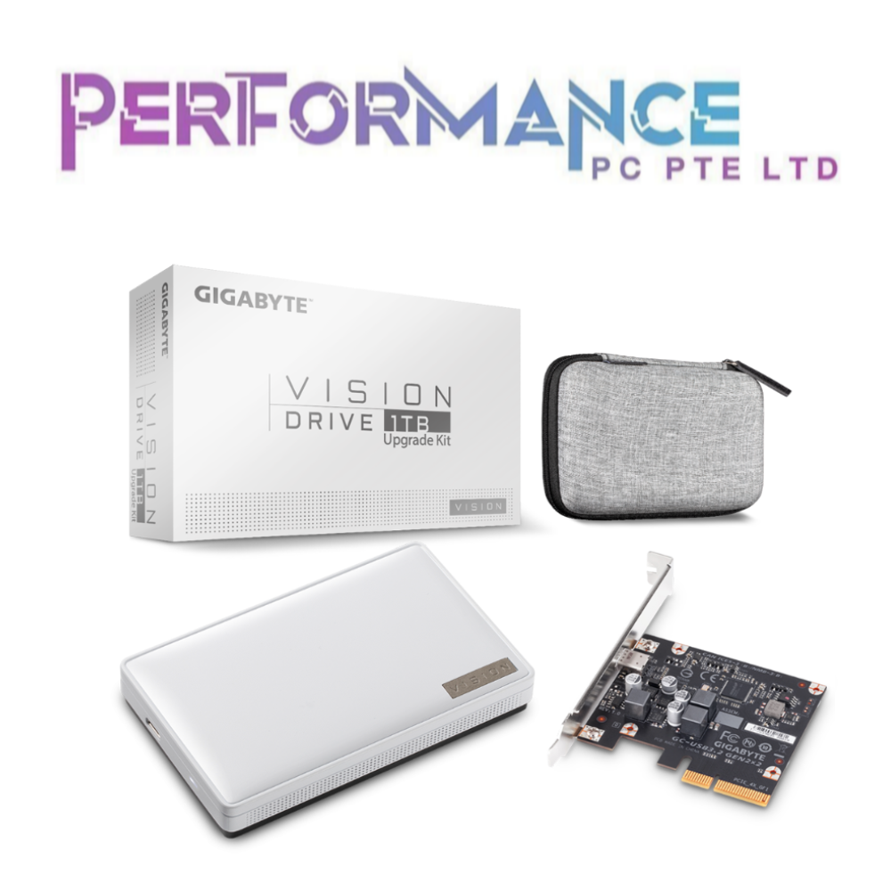 GIGABYTE VISION DRIVE USB3.2 GEN2x2 (USB-C) External SSD 1TB Upgrade K ...