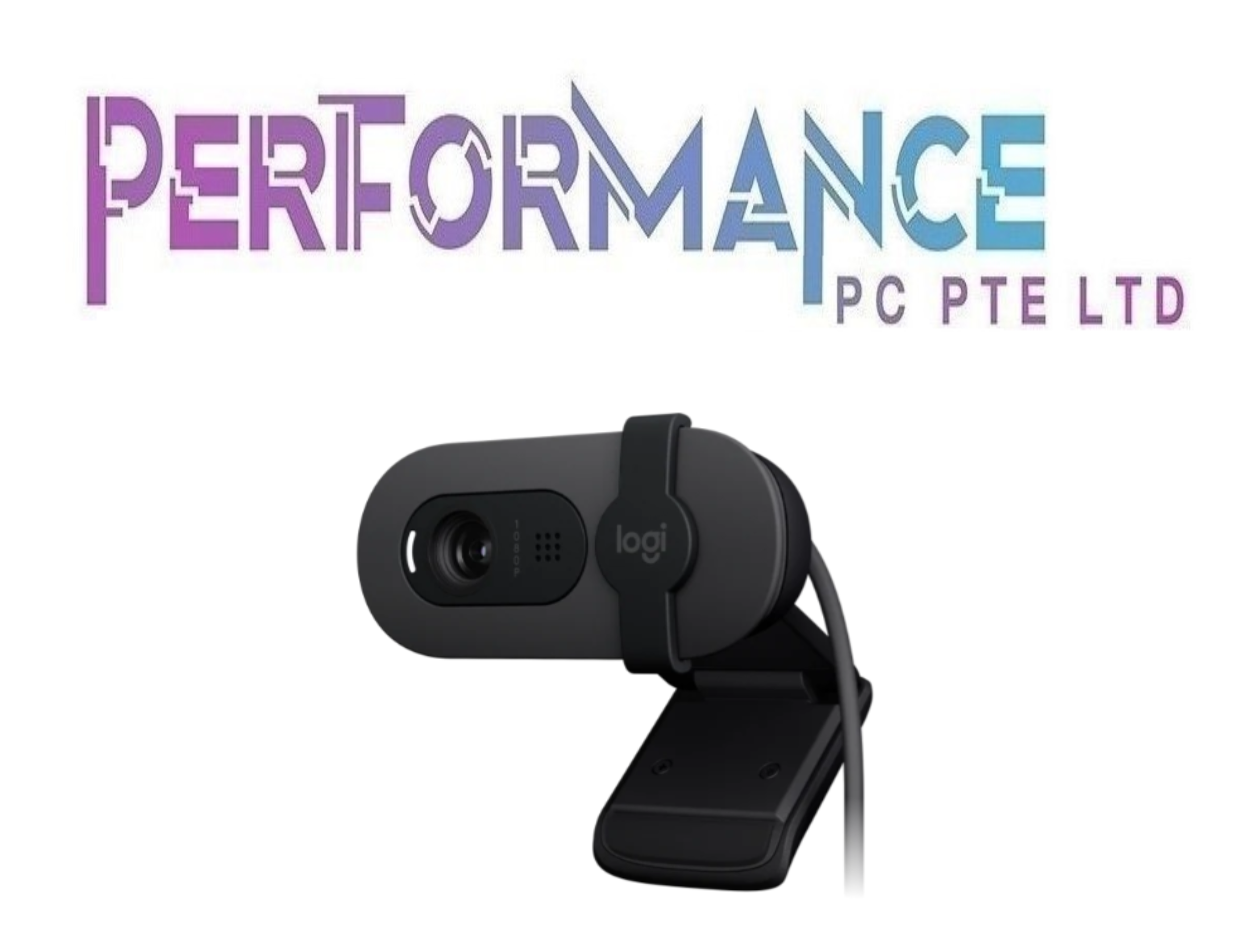 LOGITECH BRIO 105 Full HD 1080p business webcam with auto light balanc ...