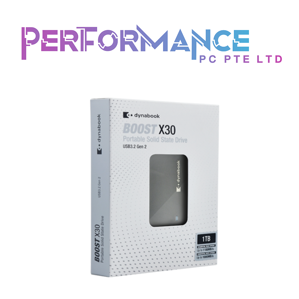 DYNABOOK Boost X30 X30 Pro Portable SSD USB3.2 Gen2 1TB/2TB (3 YEARS W ...