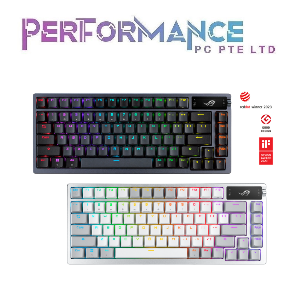 ASUS ROG AZOTH NX SNOW SWITCH / STORM SWITCH - Black / White (2 YEARS ...