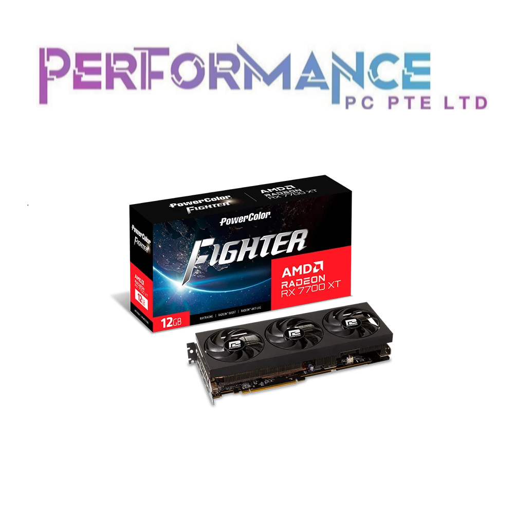 PowerColor Fighter AMD Radeon™ RX 7700 XT 12GB GDDR6 (3 YEARS WARRANTY ...