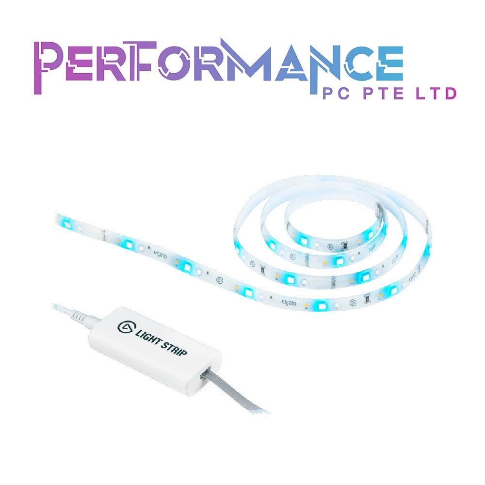 Elgato Light Strip RGBWW LEDs, 2000 lumens, 16 Million Colors, Warm/Co ...