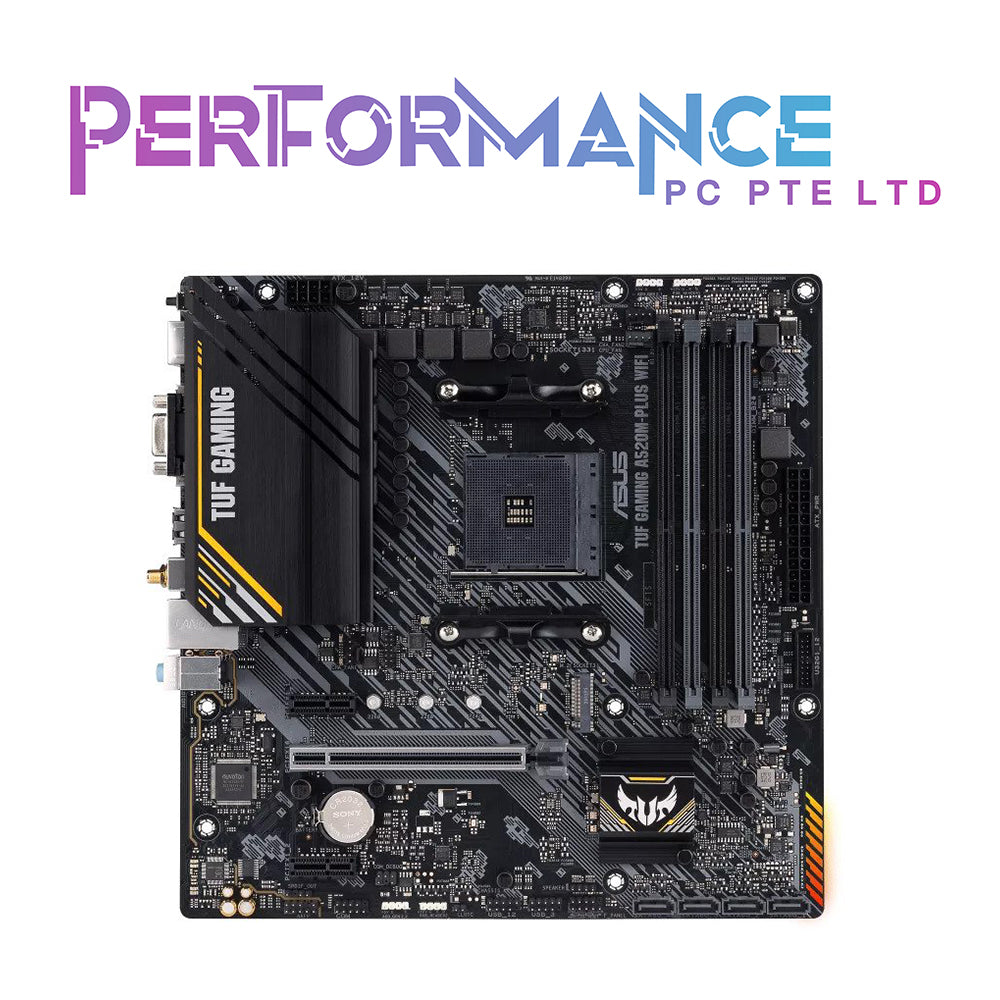 ASUS TUF GAMING A520M-PLUS WIFI AMD A520 (Ryzen AM4) micro ATX motherb ...