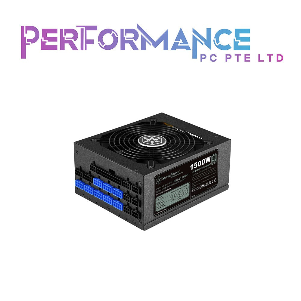 SILVERSTONE ST1500-TI Strider Gold 1500W 80 Plus Platinum, Full Modula ...