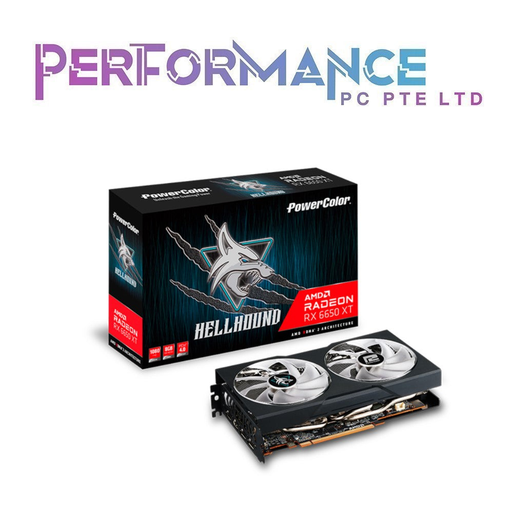 (Ready stock)Powercolor Hellhound AMD Radeon RX 6650 XT RX6650XT RX 66 ...