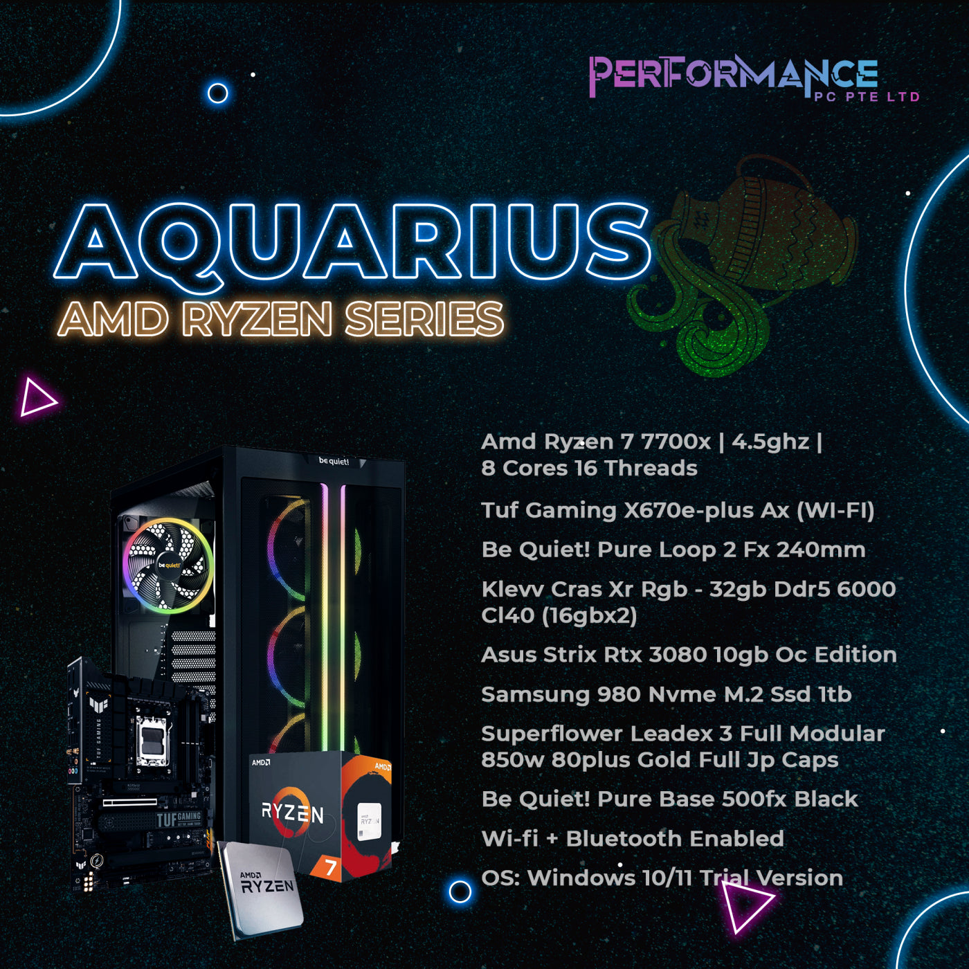 Zodiac Gaming Pc Bundle - Office Desktop / Student Desktop PC - AQUARI ...