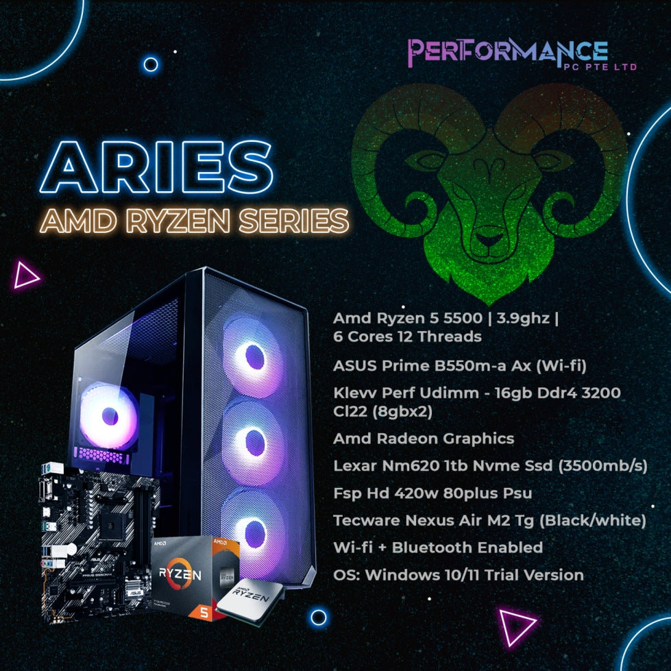 Zodiac Gaming Pc Bundle - Office Desktop / Student Desktop PC - ARIES ...