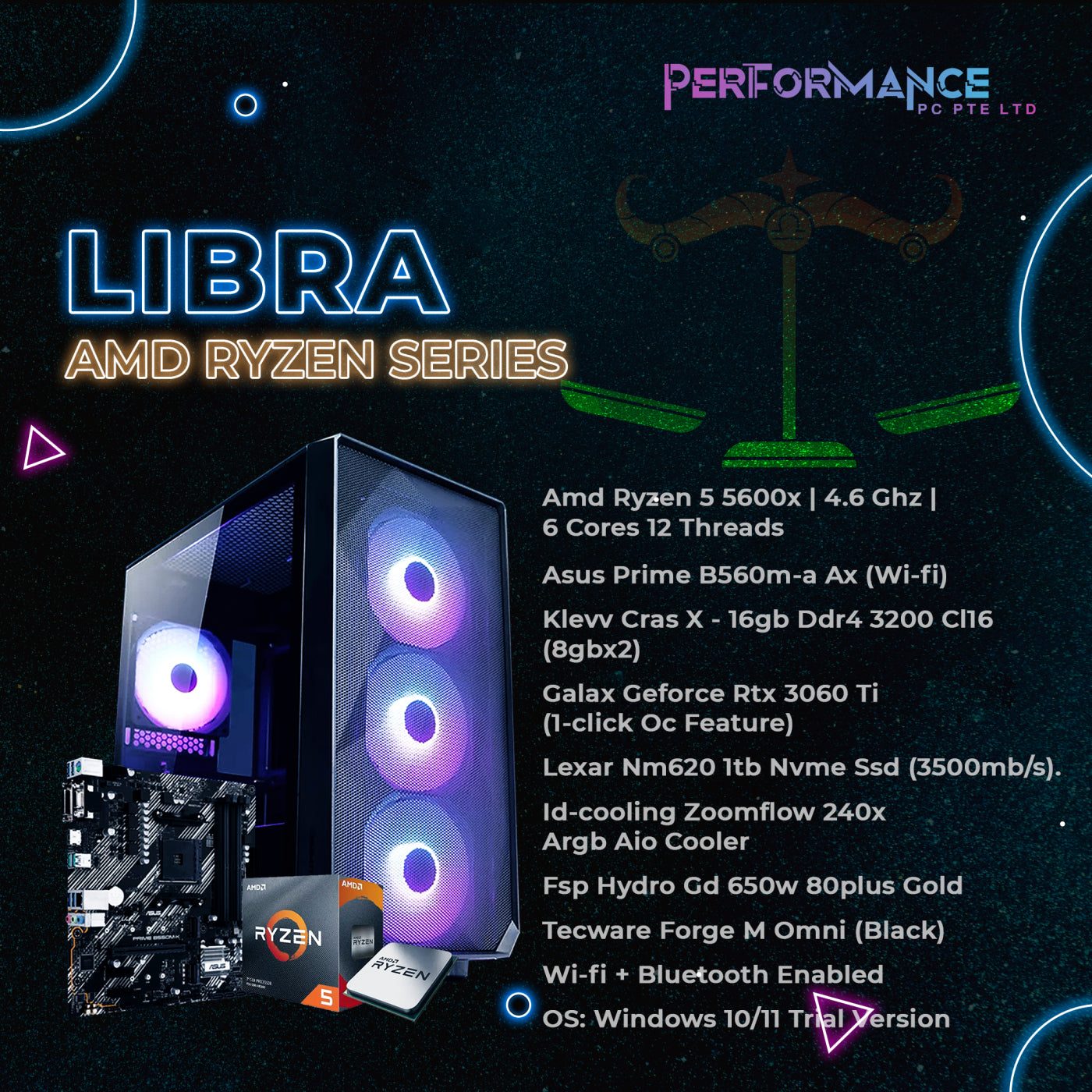 Zodiac Gaming Pc Bundle - Office Desktop / Student Desktop PC - LIBRA ...